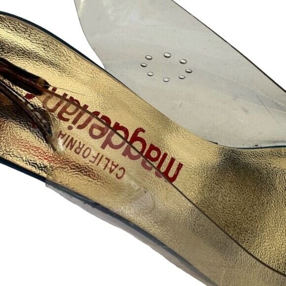 Magdesians | Shoes | Vintage Clear Plastic And Leather Sandals By ...